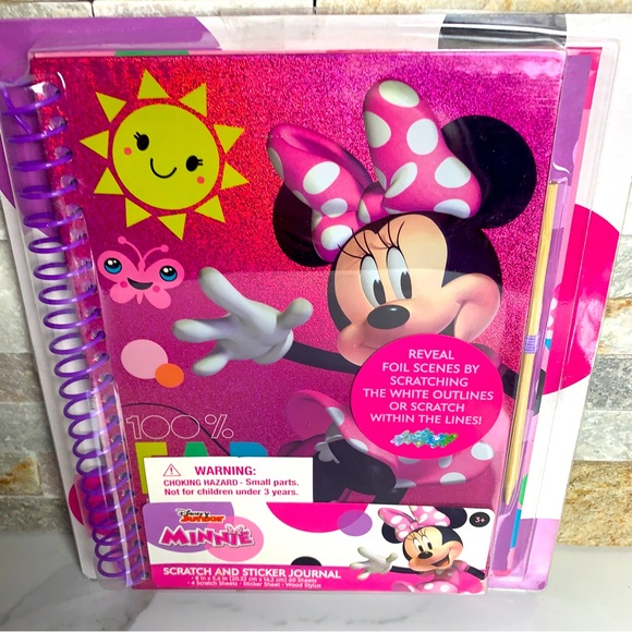 Disney | Other | New In Box Minnie Mouse Disney Scratch And Sticker ...